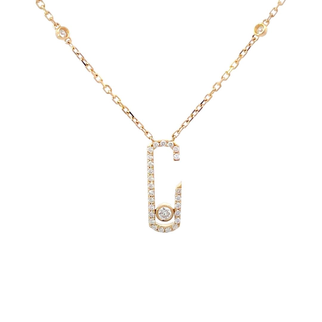 Ana Maria Perú | Collar con diamantes en oro amarillo 18K